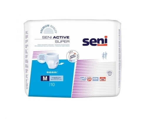 SENI ACTIVE SUPER Majtki chłonne rozmiar M 10 sztuk w Apteka ...