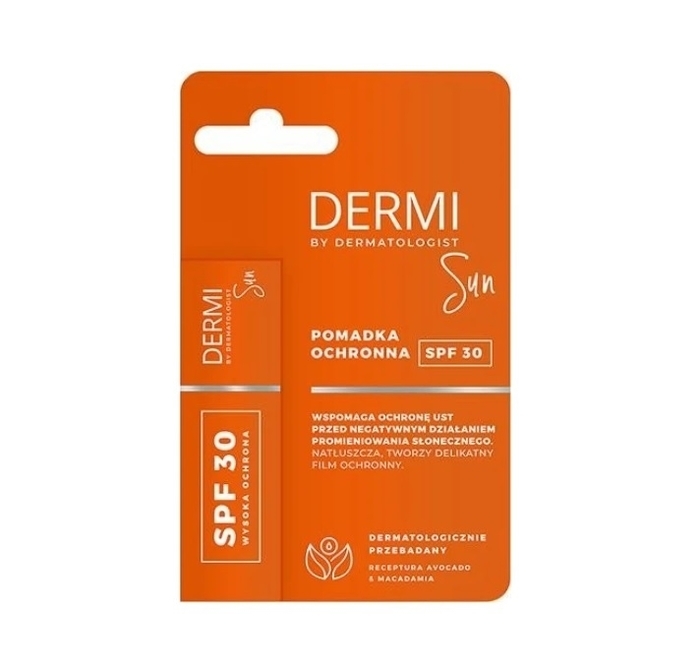 DERMI BY DERMATOLOGIST Pomadka ochronna SPF 30 4,5 g w Apteka ...